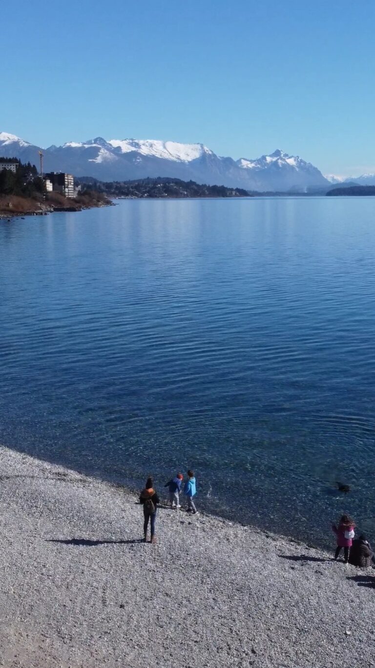 Playa Centro en Bariloche - ¿Dónde está el cartel de las letras?